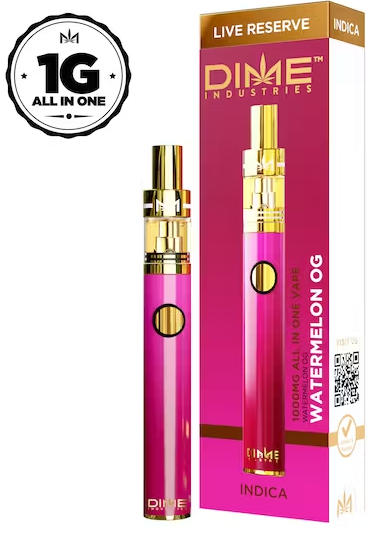 DIME INDUSTRIES - WATERMELON OG 1G LR DISPOSABLE DIME